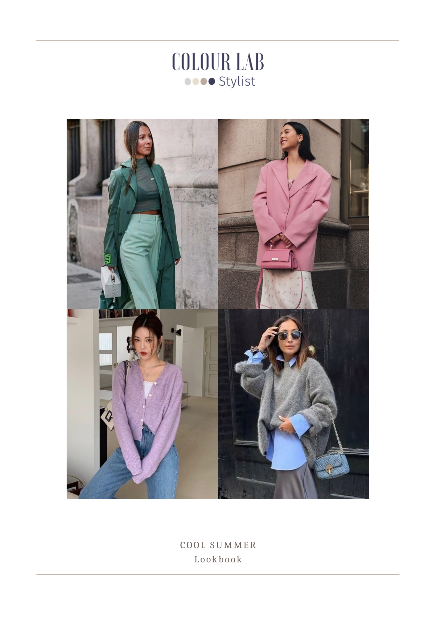 Cool Summer Lookbook – Colour Lab Stylist