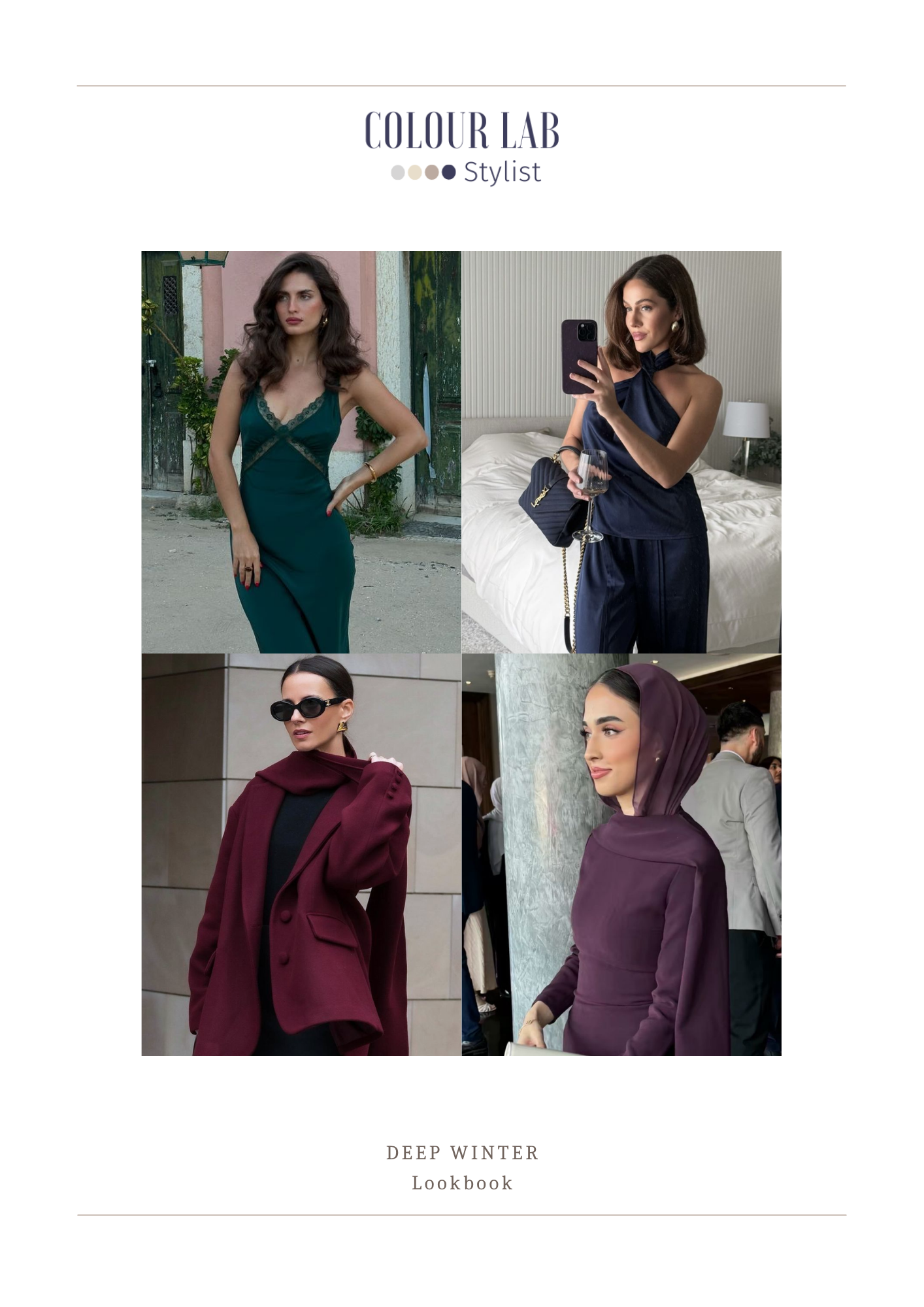 Deep Winter Lookbook – Colour Lab Stylist