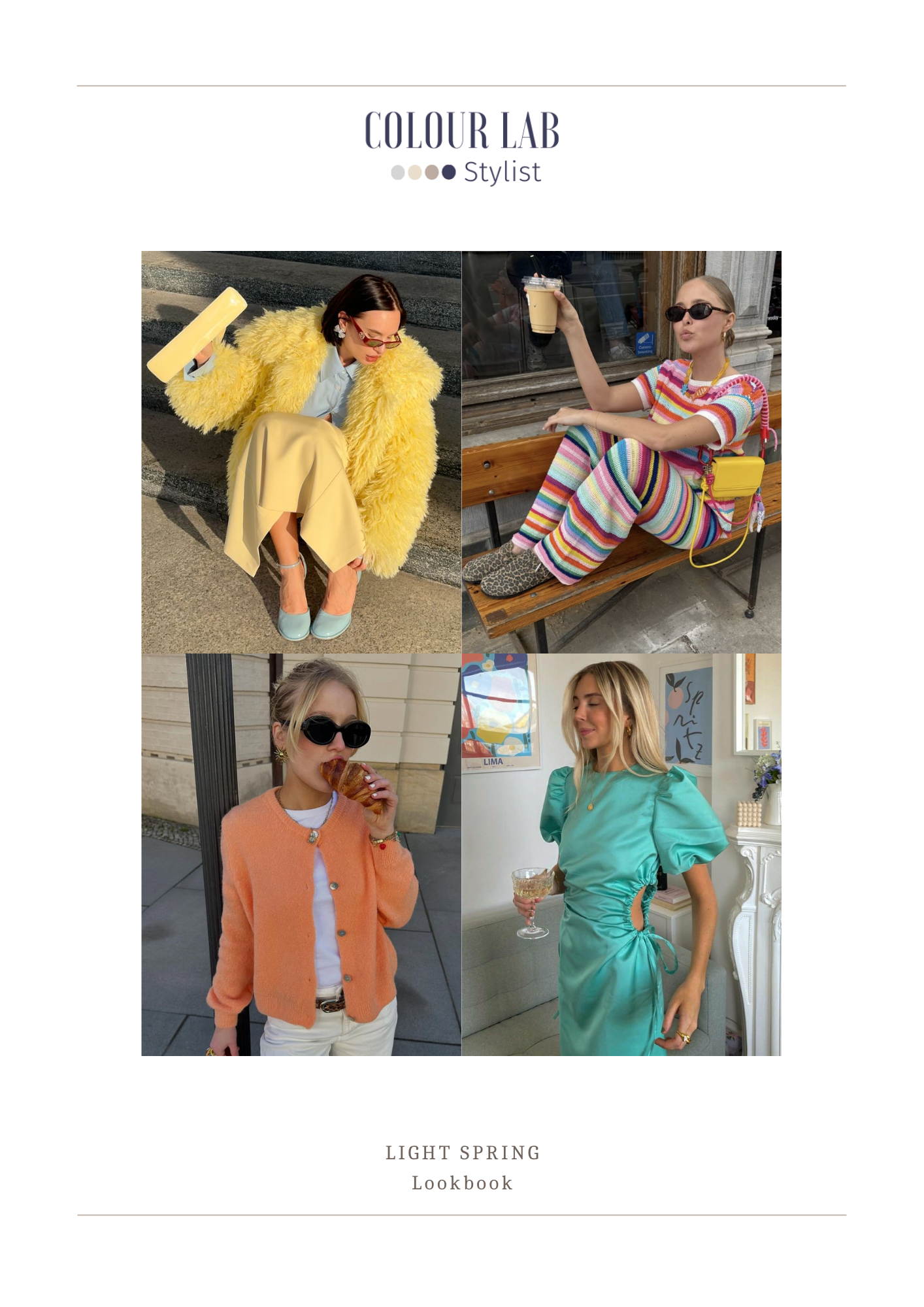 Light Spring Lookbook – Colour Lab Stylist