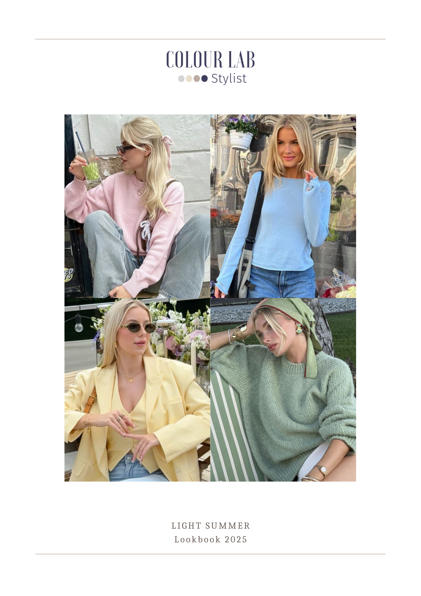 Light Summer Lookbook – Colour Lab Stylist
